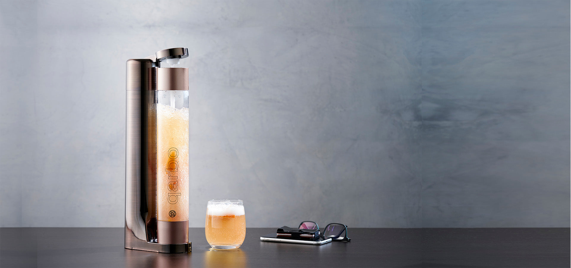 qarbo CLASSIC - The Original Sparkling Beverage Maker Soda Water Maker ...