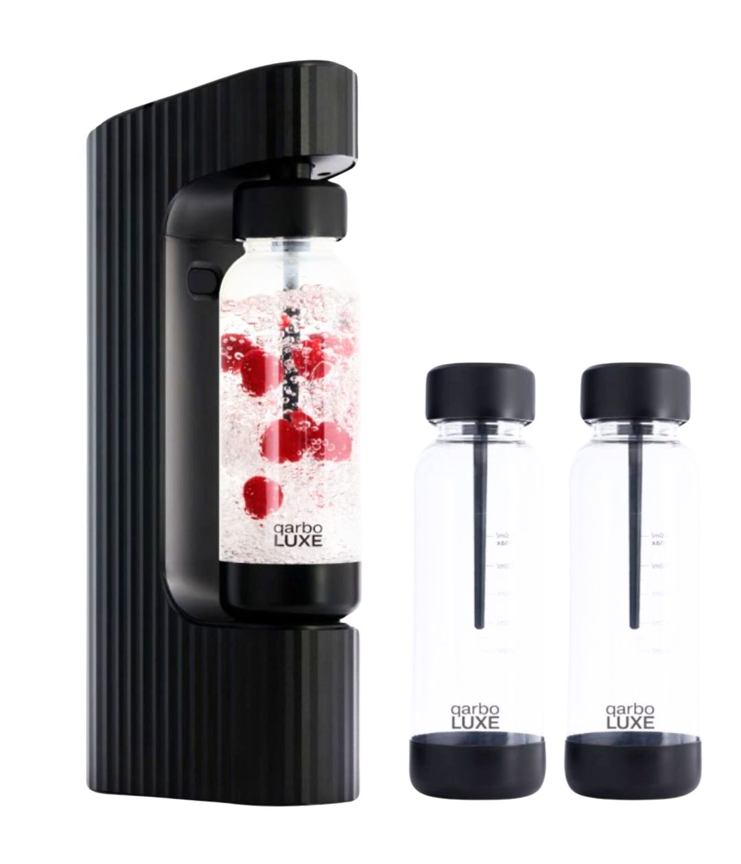 qarbo LUXE Sparkling Water Maker with 2 Extra Bottles – Bundle Special ...