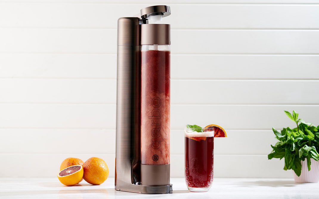 qarbo CLASSIC - The Original Sparkling Beverage Maker Soda Water Maker ...