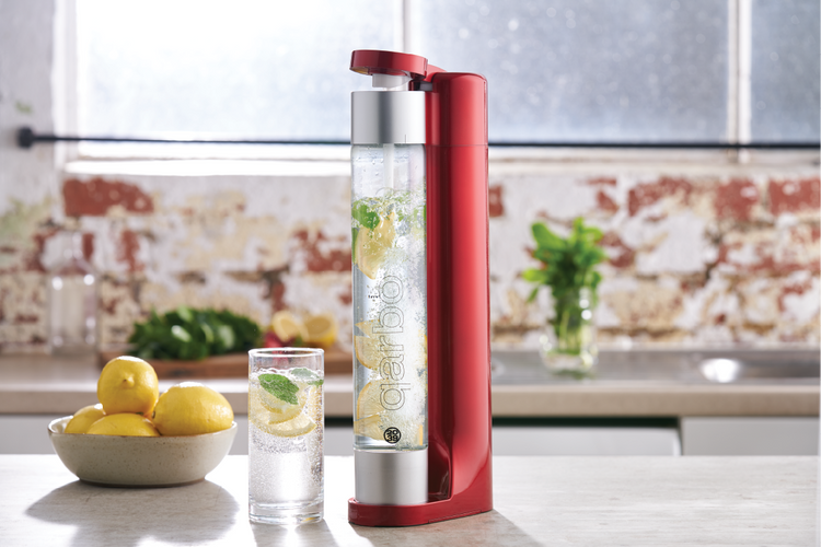 qarbo CLASSIC - The Original Sparkling Beverage Maker Soda Water Maker ...